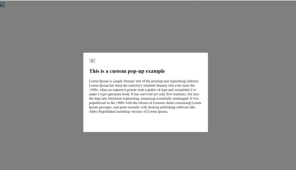 Custom Popup JQuery (Free Snippet Download It Right Now) – Blog Post